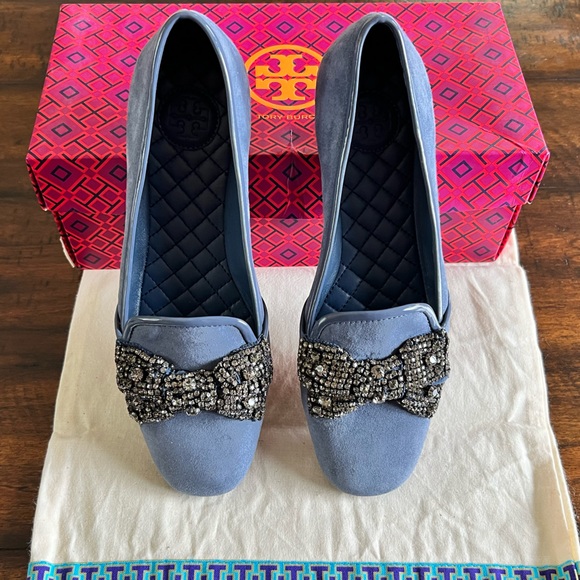 Tory Burch | Shoes | Tory Burch Carissa Jeweledbow Smoking Slipper ...